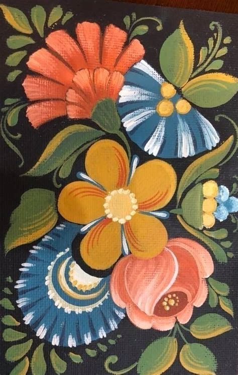 Traditional German Folk Art Patterns