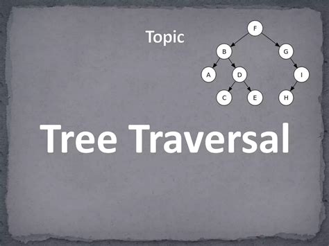 Binary Tree Traversal Ppt