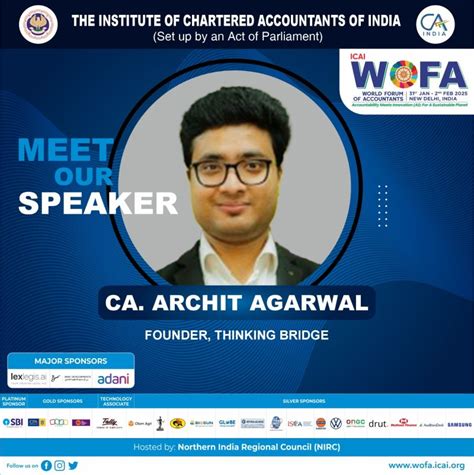 Ca Archit Agarwal On Linkedin From Just An Attendee To Expert Speaker Life Comes Full Circle