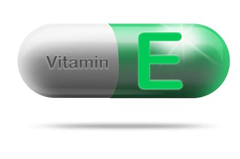 Premium Photo Vitamin E Medicine Capsule For Dietary Supplement Concept