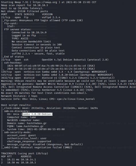 Lame Hackthebox Write Up The Dutch Hacker