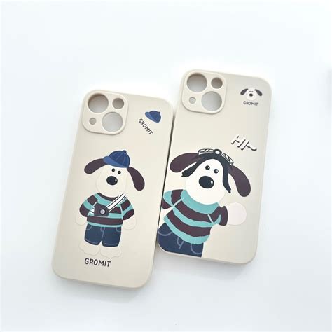 그로밋 강아지 아이폰 케이스 아이폰7 8 Se2 11 12 13 14 15 16 케이스 프로 미니 갤럭시 S22 23 24 25 노트20 울트라 투명 젤리 실리콘 귀여운