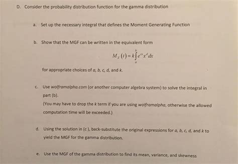 Consider The Probability Distribution Function For Chegg
