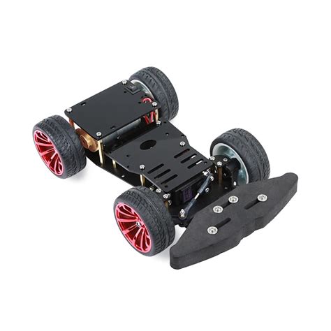 4wd Rc 스마트 자동차 섀시 Mg996r 포함 Arduino 플랫폼 용 금속 기어 서보 베어링 키트 스티어링 기어 제어