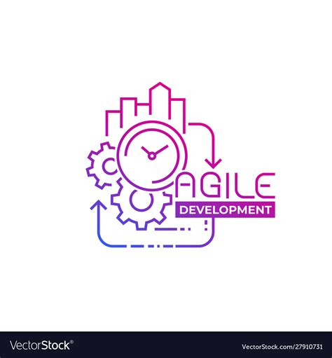 Agile Software Development Royalty Free Vector Image