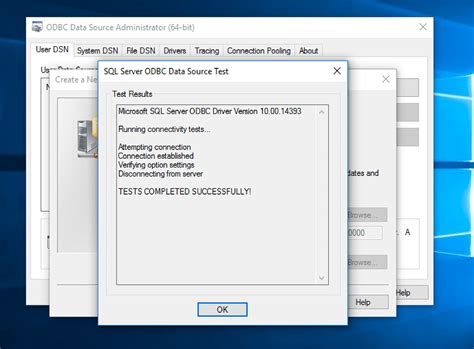 connecting to ms sql server through odbc from windows exploratory