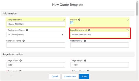 How To Upload Logo In Salesforce Cpq Template Tips And