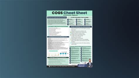 The Cogs Cheat Sheet