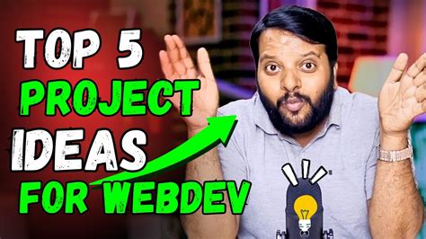 Top 5 Web Development Project Ideas 💻 Webdevelopment Youtube