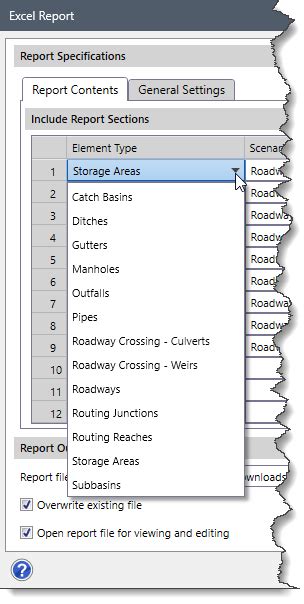Excel Report Command Civilgeo Knowledge Base