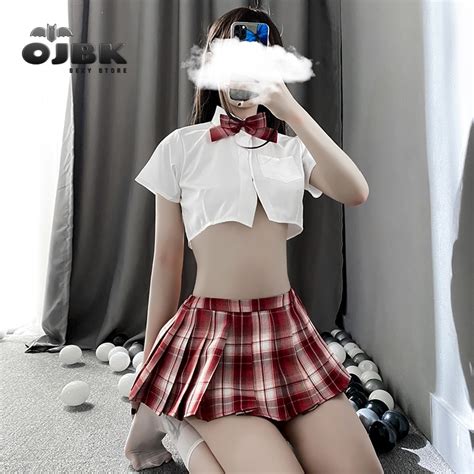 Jual Preorder Sexy Cosplay School Girl Costumes Japanese Kawaii Erotic Student Outfit Short Top