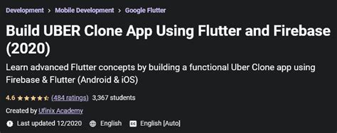 使用 Flutter 和 Firebase 构建 UBER 克隆应用程序 2020 Build UBER Clone App