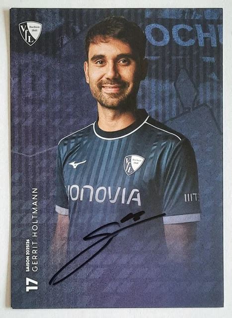 Gerrit Holtmann Autogrammkarte Saison 2025 2026 Vfl Bochum Eur 3 99