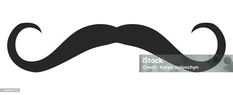 El Bandito 콧수염 수염 스타일 남성 일러스트레이션 수염 콧수염 벡터 흑인 남성 패션 템플릿 플랫 이발사 컬렉션