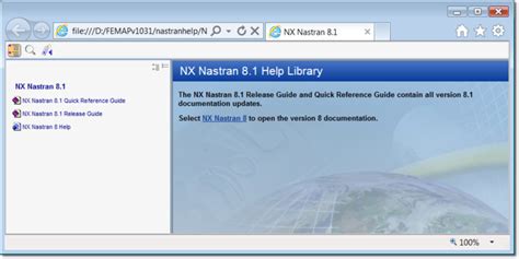 Nx Nastran Documentation