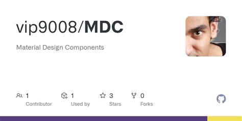 GitHub Vip MDC Material Design Components