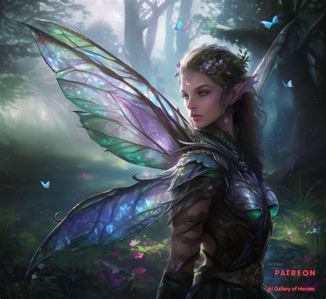Lirael A Pixie Warrior Pathfinder 2e Fighter Pixie Sprite Rogue