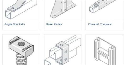 Unistrut Channel Accessories Thesitebox Com Electrical And Cable Management