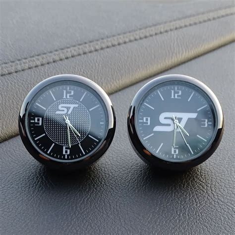 자동차 장식 시계 수정 자동차 인테리어 전자 쿼츠 시계 포드 St 이스케이프 Fa Cmax 엣지 몬데오 포커스 에코스포츠용