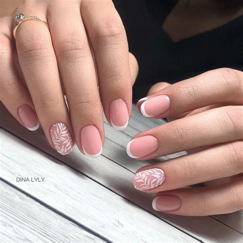 Дизайн ногтей 2019 маникюр французский френч Овальные ногти Дизайнерские ногти Ногти