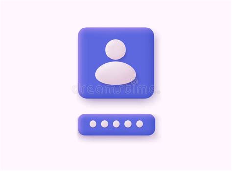 Secure Login Form Page With Password On Computer And Padlock Sign In