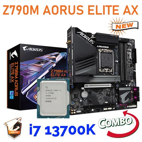 Nova Placa M E Intel Z790 Gigabyete Z790m Aorus Elite Ax Ddr5 Lga 1700 128gb Com 