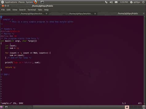 Linux For Engineers Astyle An Artistic Way To Style Your Code