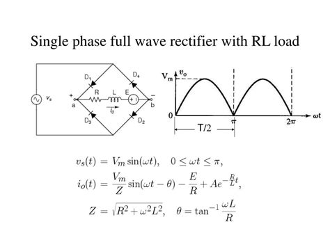 ppt diodes with rl loads freewheeling powerpoint presentation free