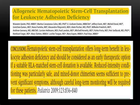 Leukocyte Adhesion Deficiency Pptx