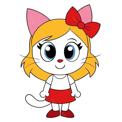 Cute Cartoon Character Design Free Illustrator Vector File