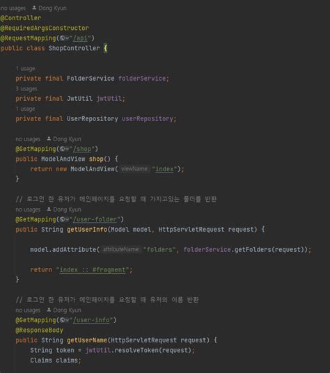 Controller Restcontroller