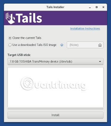 Instructions For Installing Tails On Windows
