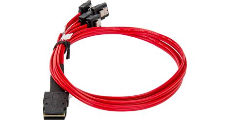 Rocstor Serial Attached Scsi Sas Cable Red 19 7 Y10c873 Rd