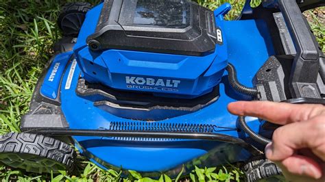 Kobalt Electric Lawn Mower 40 Volt 20 Inch Cut First Time Ever Using