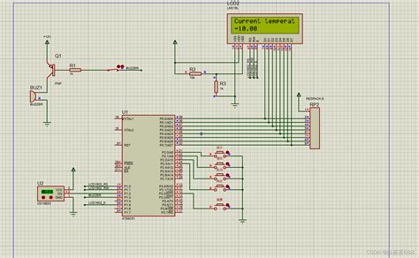 基于51单片机的温度报警系统51单片机蜂鸣器温度报警程序 Csdn博客