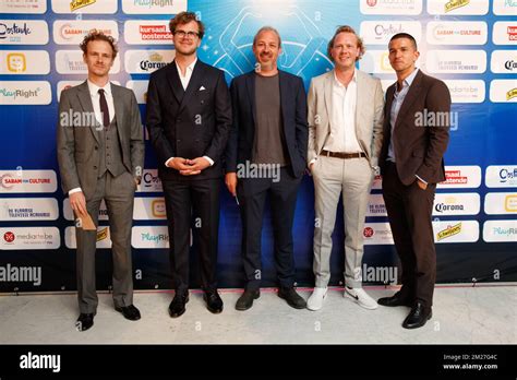 Actor Stef Aerts Actor Bart Hollanders Jan Eelen Belgian Actor Rik Verheye And Actor Matteo
