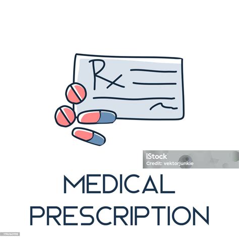 의료 처방전 미니멀 리스트 손 그린 메딕 플랫 아이콘 일러스트레이션 개념에 대한 스톡 벡터 아트 및 기타 이미지 개념 개념과 주제 건강관리와 의술 Istock