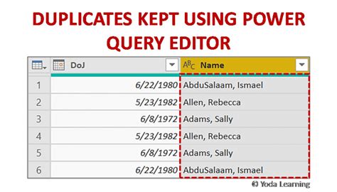 Learn How To Keep Duplicate Records Using Power Query In Excel