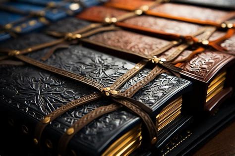 Closeup Of Textured Library Bindings Library Desktop Wallpaper