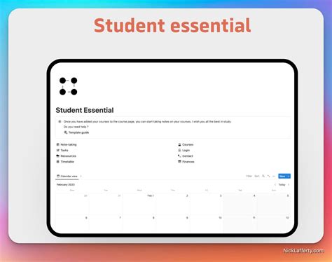 21 Notion Templates For Students Back To School Deals
