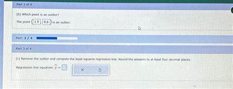 Solved For The Following Data Set Part 1 Of 4 A Compute
