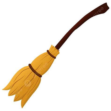 Witch Broom Clipart Design In Cartoon Style Witch Broom Witch Broom