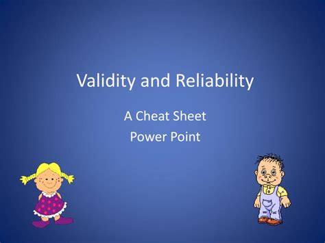 Ppt Validity And Reliability Powerpoint Presentation Free Download Id 2415760