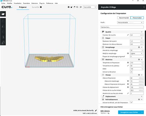 Choix du matériaux Issue 3554 Ultimaker Cura GitHub