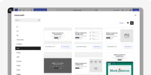 PatternsWP WordPress Block Patterns Full Page Templates