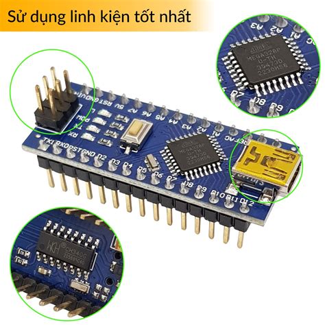 mua arduino nano v3 0 atmega328p không kèm dây cáp usb bản thu nhỏ