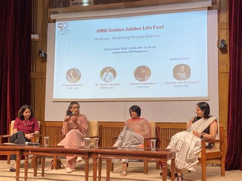 Iimbangalore Goldenjubilee Kavitha Iyer Rodrigues