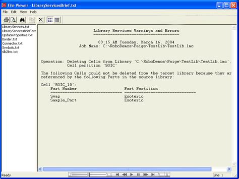 Mentor Expedition Library Tutorial Delete A Cell Referenced By A Part