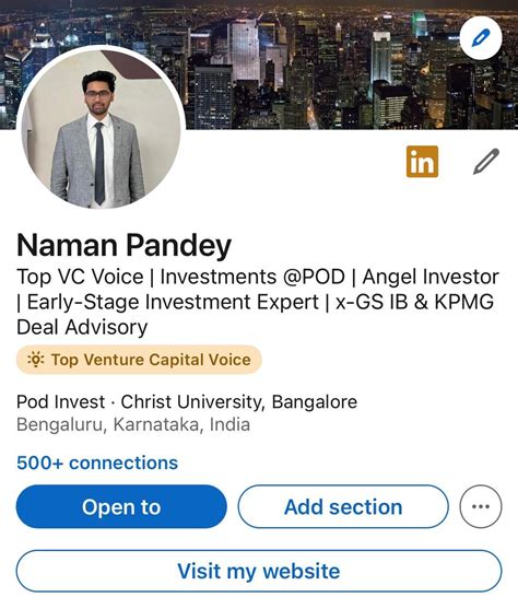 Week Venturecapital Linkedintopvoice Startups India Naman Pandey