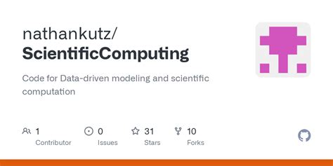Github Nathankutzscientificcomputing Code For Data Driven Modeling And Scientific Computation